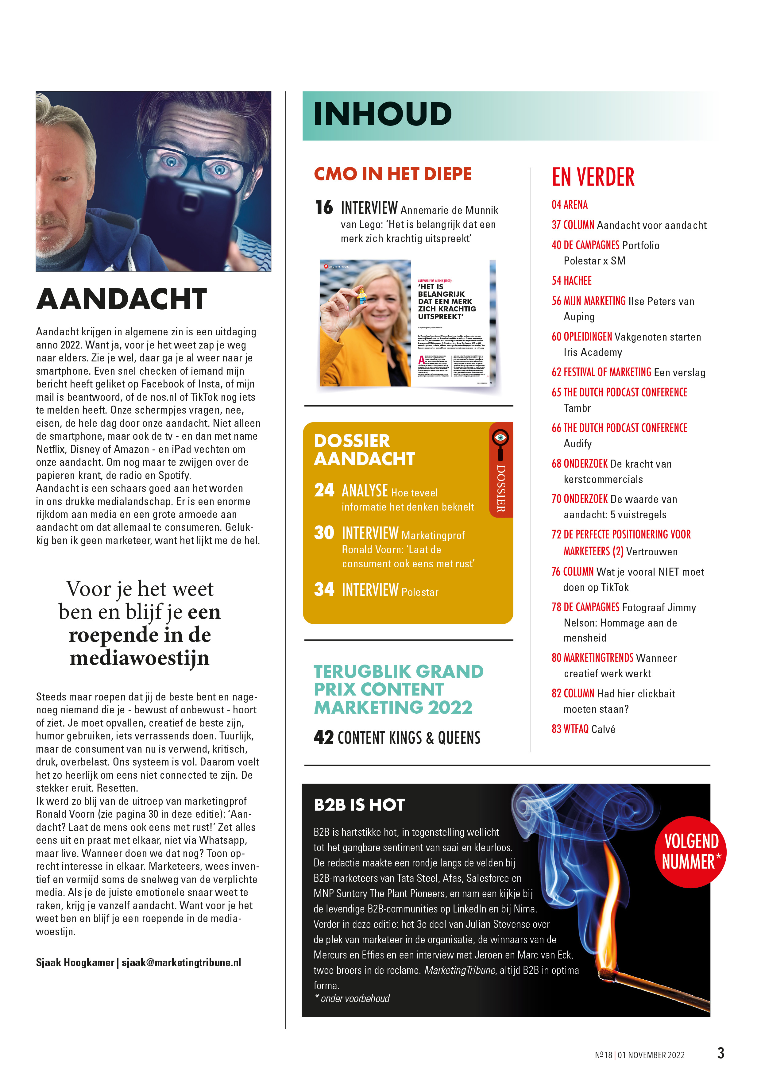 Dossier Aandacht | MarketingTribune meer over marketing