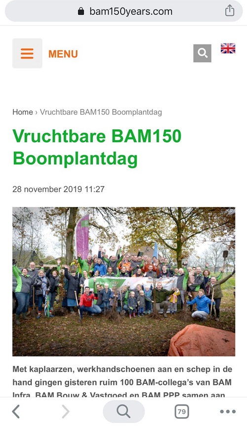 A-merk BAM plant 150.000 bomen wereldwijd | MarketingTribune B2B