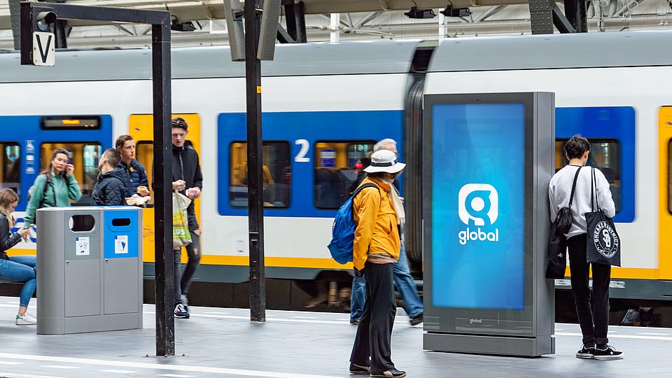 Global plaatst DOOH op 9 nieuwe NS-stations | MarketingTribune B2B