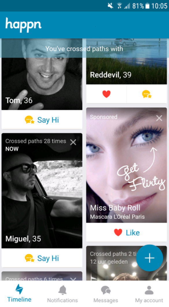 L'Oréal is eerste adverteerder op dating-app Happn | MarketingTribune Bureaus