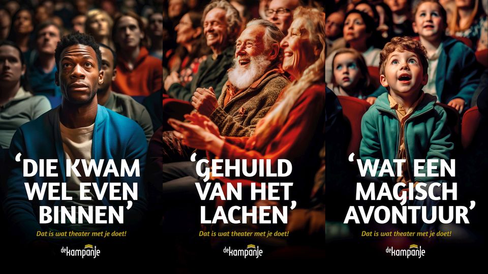 AI-gegenereerde campagne om publiek naar het theater te trekken ...