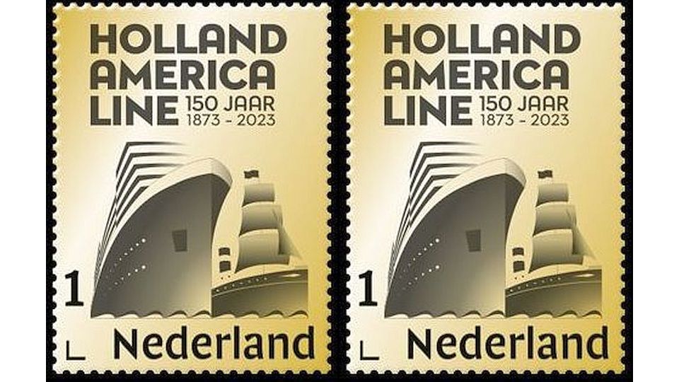 PostNL geeft gouden zegel voor jubilerende Holland America Line uit ...