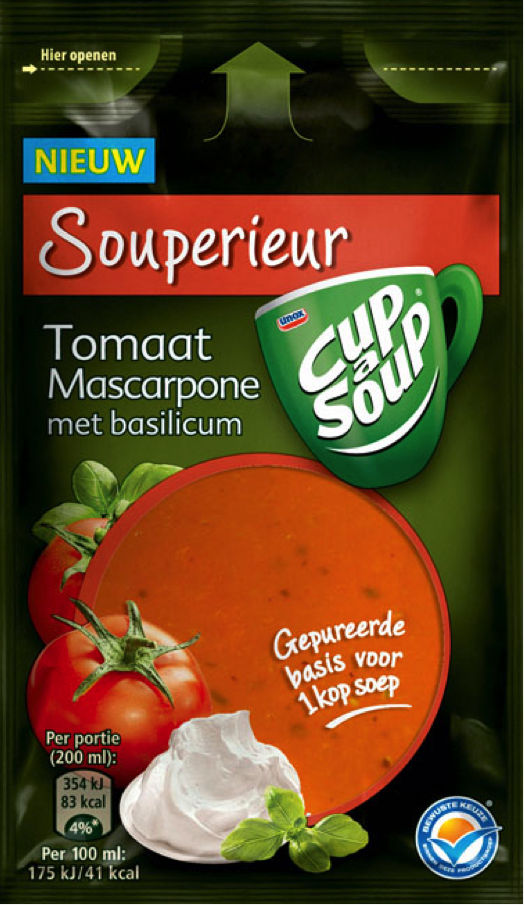 Nieuwe look Cup a Soup Superiour | MarketingTribune Design