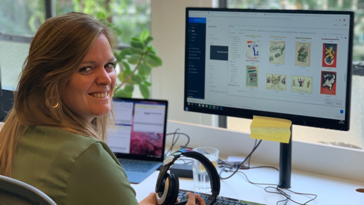 de werkplek van Denise Schipper Senior Content Producer Studio Louter ...