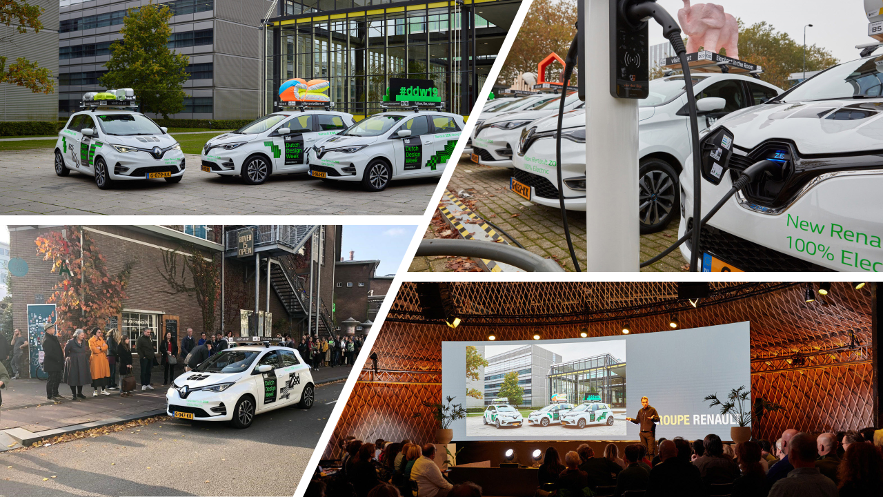 Renault Zoe vervoert ruim 60.000 bezoekers tijdens Dutch Design Week ...