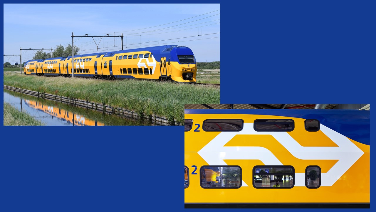 NS dubbeldekker in het nieuw met ontwerp van Studio Dumbar ...