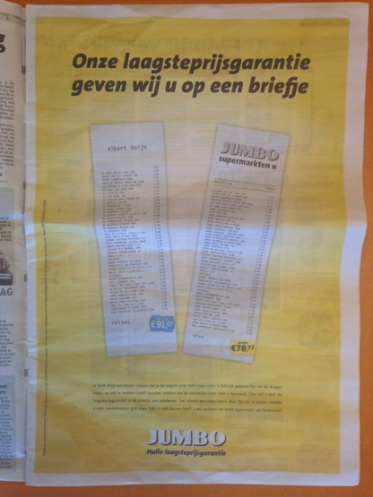 Dirk tart prijzenslag tussen Jumbo en AH | MarketingTribune Food en Retail