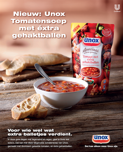 Unox introduceert 3 nieuwe soepen | MarketingTribune Food en Retail