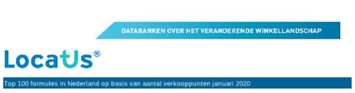 Locatus' Top 100 winkelformules Nederland 2020 | MarketingTribune Food ...